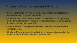 Counter current extraction | PPTX