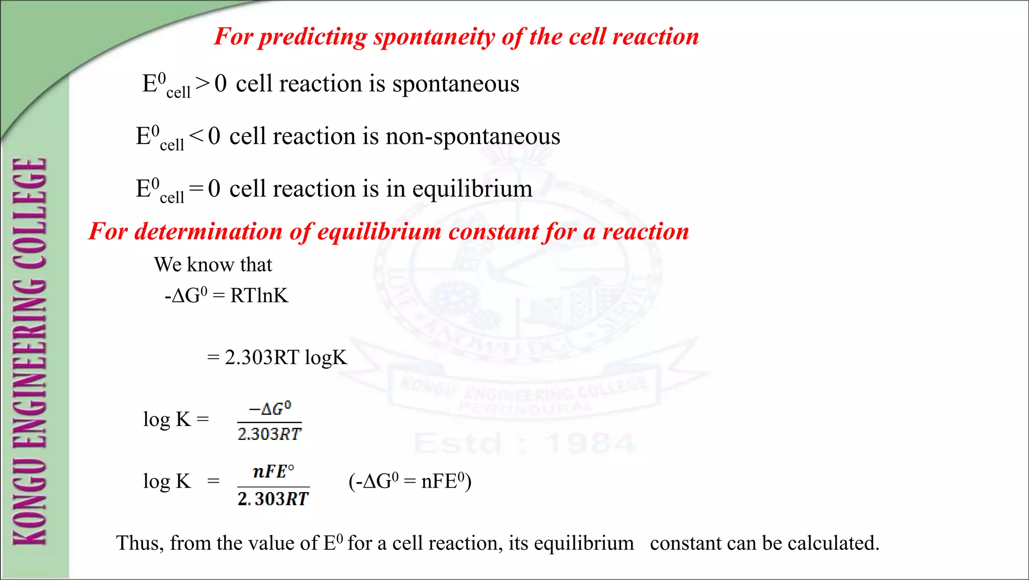 22CYT12-Unit_I_Electrochemistry - EMF Series & its Applications.ppt