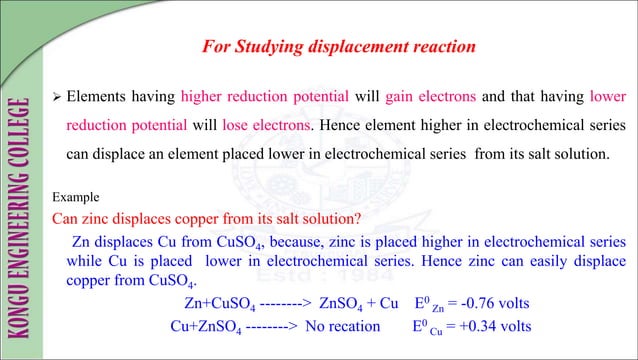 22CYT12-Unit_I_Electrochemistry - EMF Series & its Applications.ppt