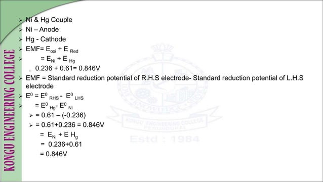 22CYT12-Unit_I_Electrochemistry - EMF Series & its Applications.ppt