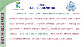 22CYT12-Unit_I_Electrochemistry - EMF Series & its Applications.ppt