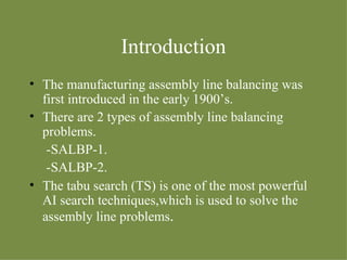 22d2 optimal assembly line balancing222 | PPT | Computing | Technology ...