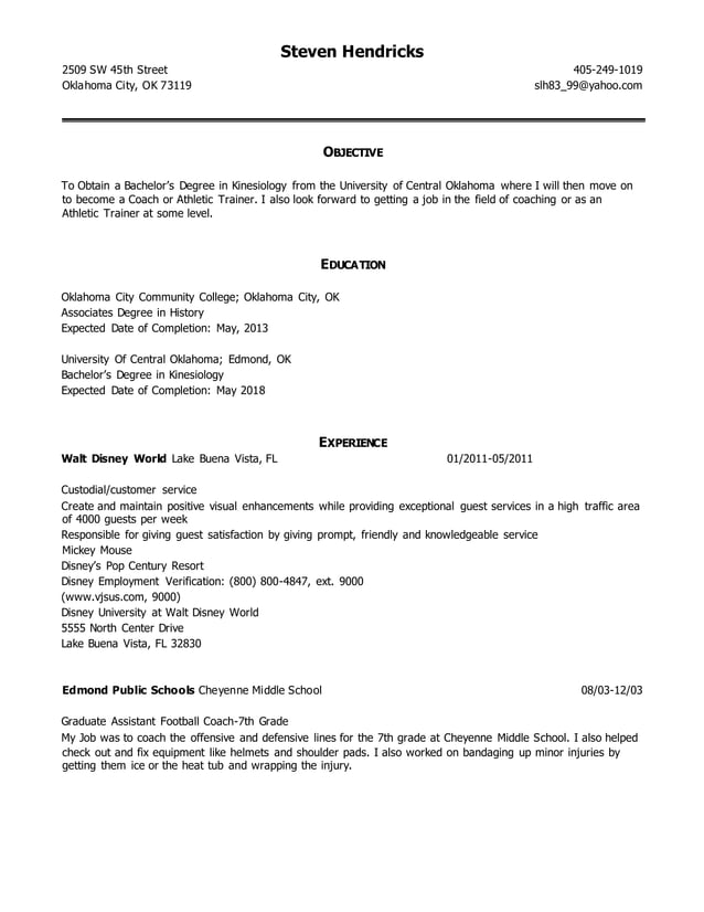 Steves resume 3 | PDF