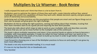 Tony Vynckier - Multipliers | PPTX