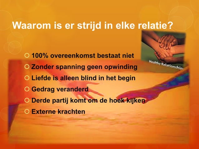 De Ideale Relatie Ppt