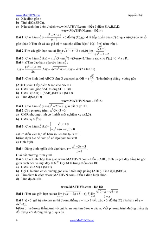 22de thi hkii 11 phongmath | PDF