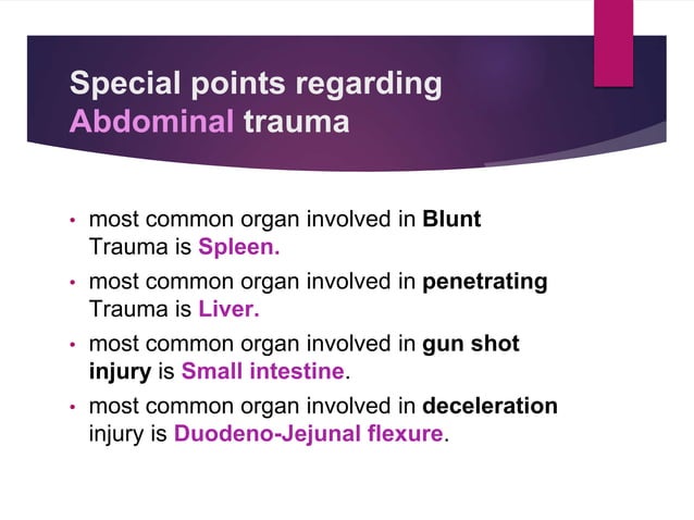 Mechanism of torso trauma - surgery | PPTX | Death, Injury, or Military ...