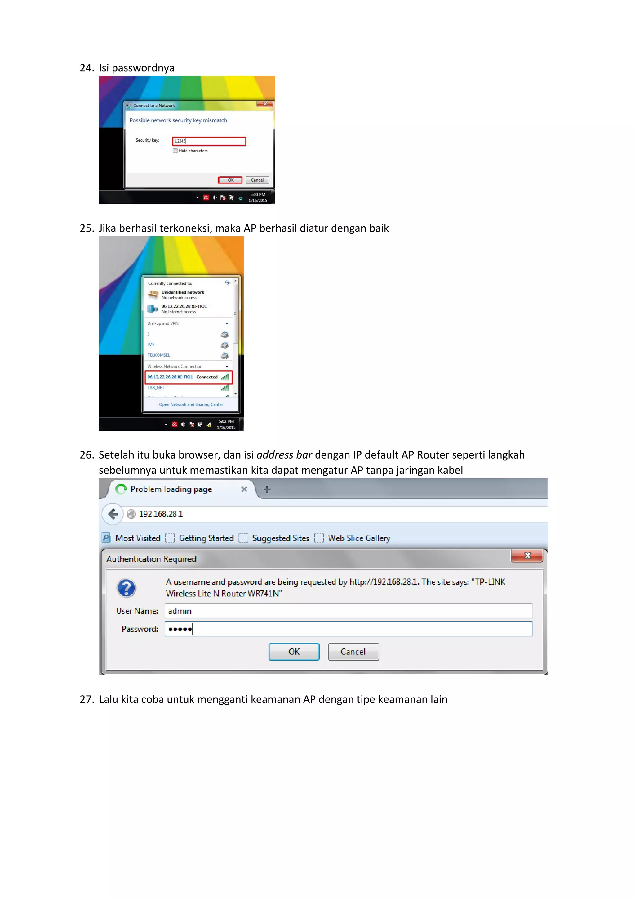 Konfigurasi Wireless Router | PDF