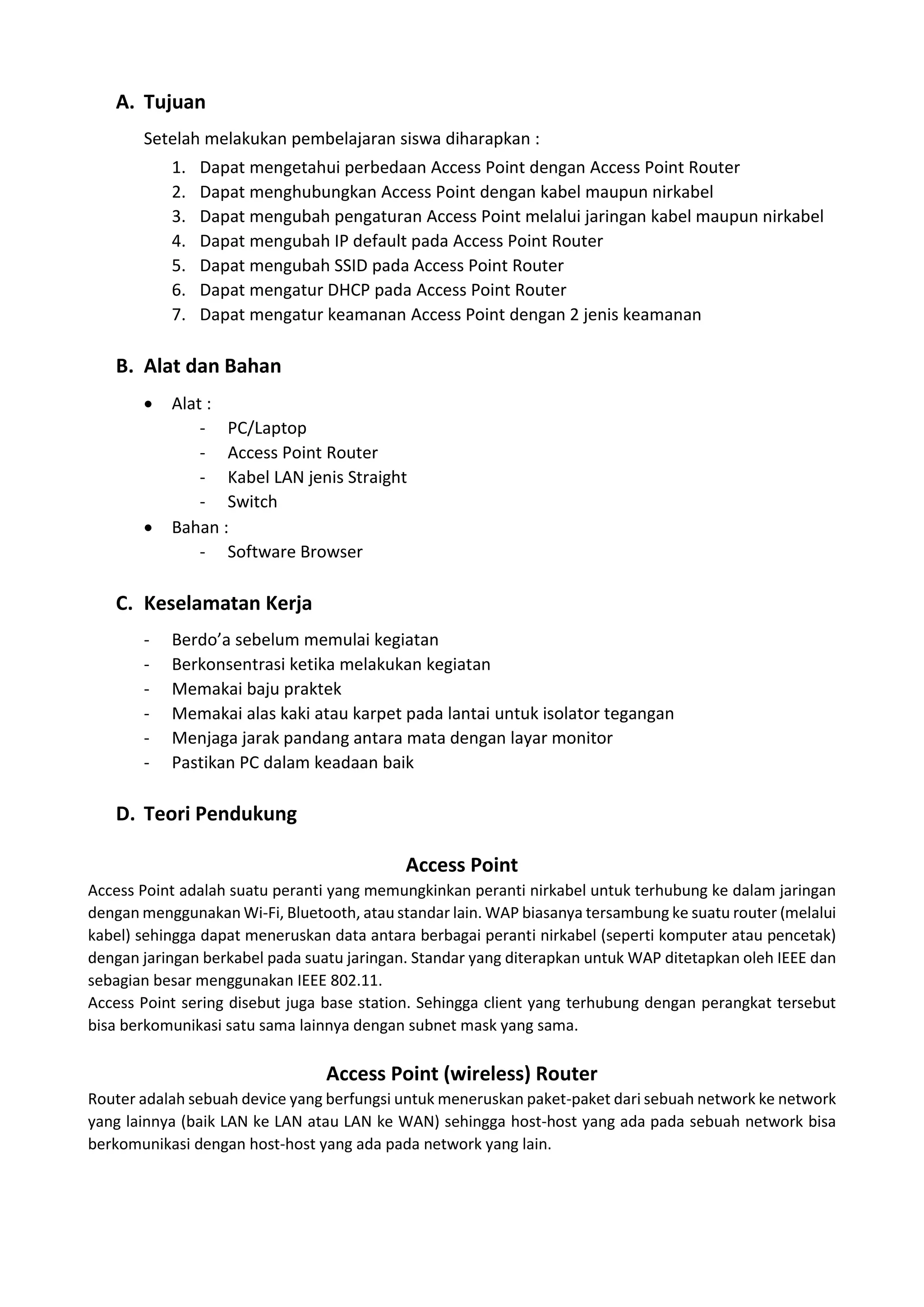 Konfigurasi Wireless Router | PDF