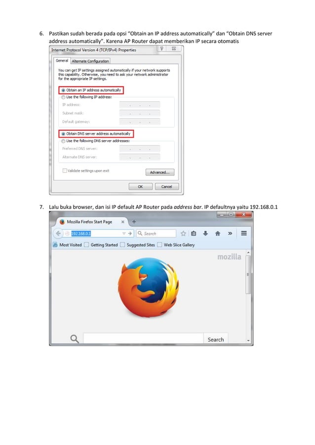 Konfigurasi Wireless Router | PDF