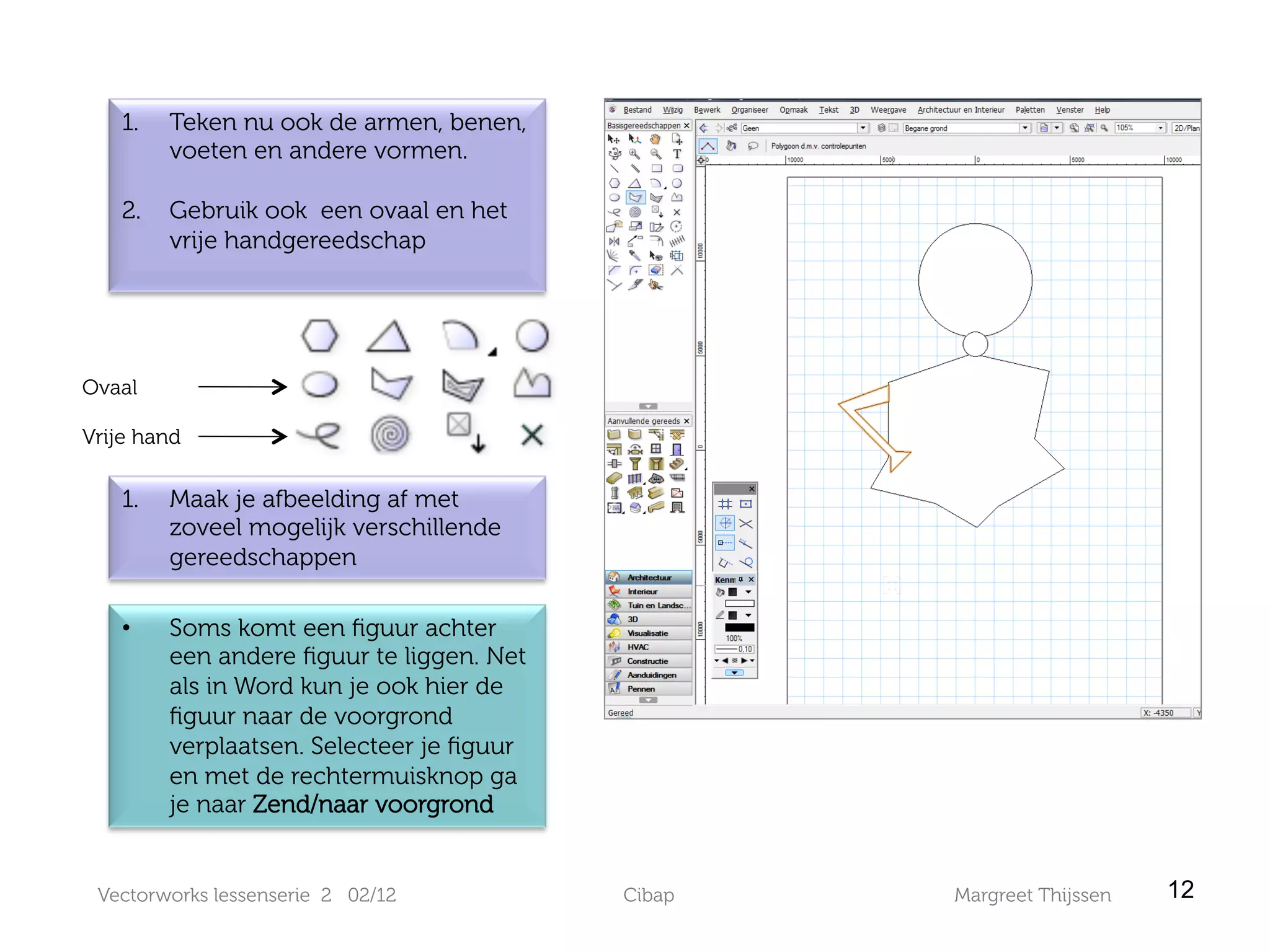 #2 2D tekenen Vectorworks | PPT