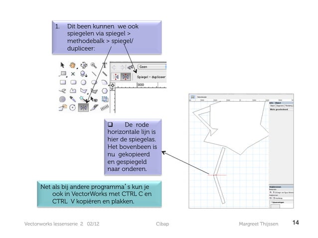 #2 2D tekenen Vectorworks | PPT