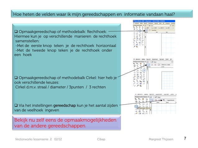#2 2D tekenen Vectorworks | PPT
