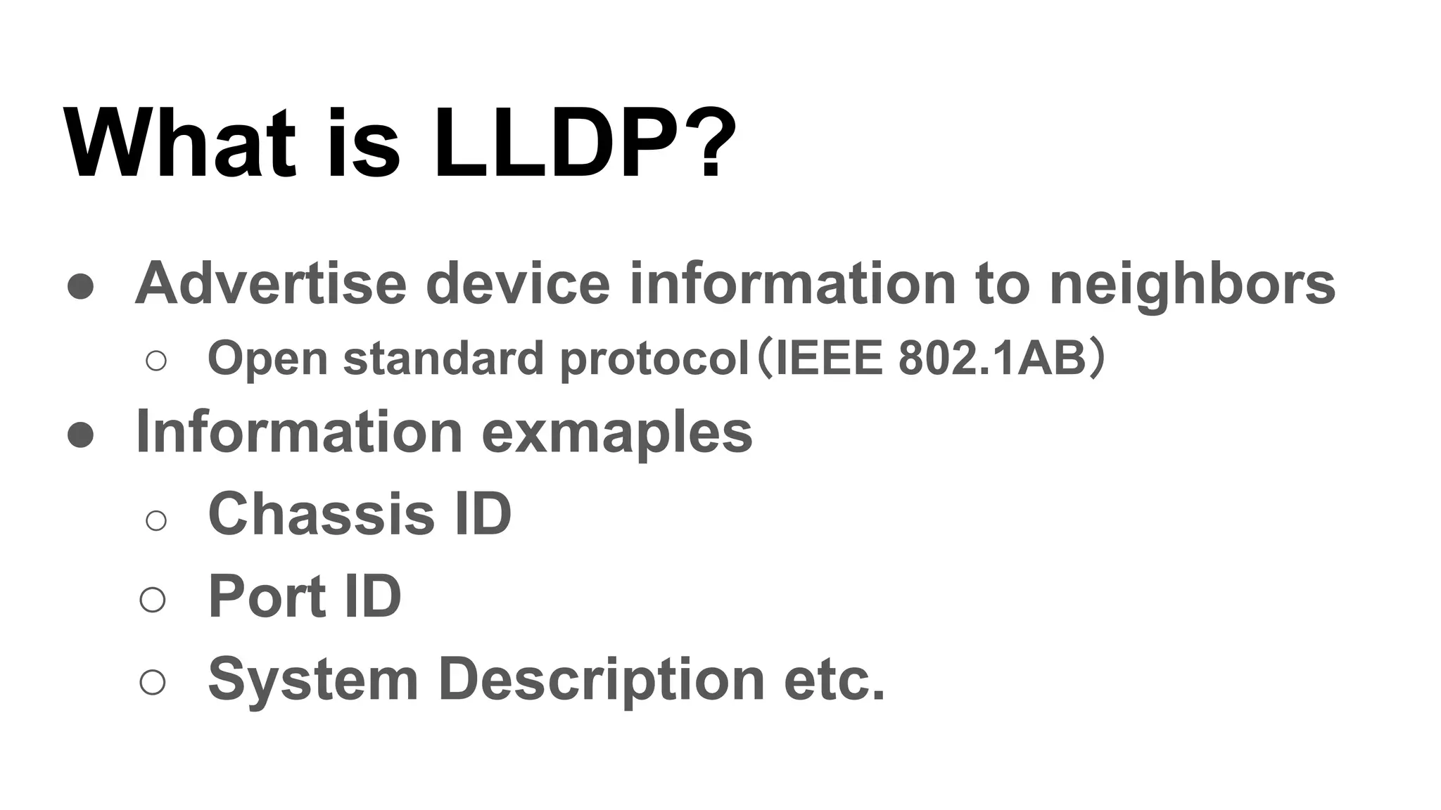Network Protocol Spelunker LLDP-Link Layer Discovery Protocol- | PDF