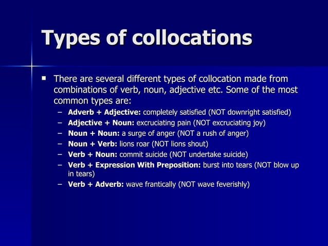 Collocations | PPT