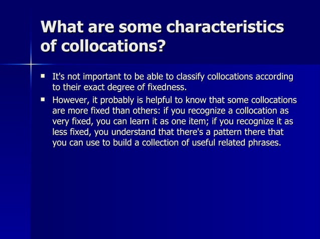 Collocations | PPT