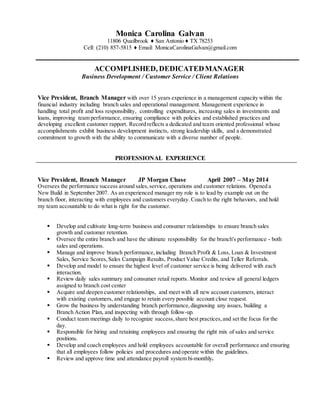 Monica Carolina Galvan Resume 2015-03 | PDF