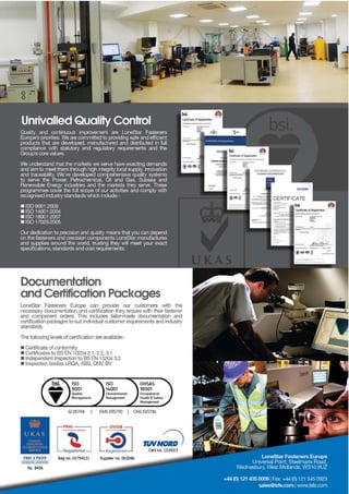 LoneStar Fasteners Europe | PDF