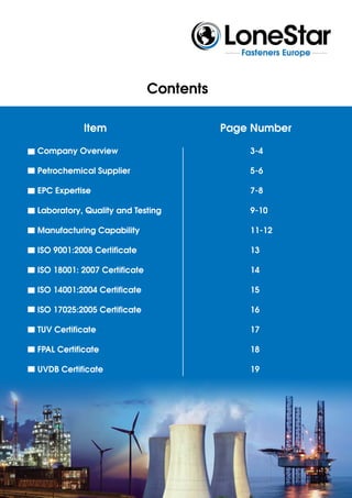 LoneStar Fasteners Europe | PDF