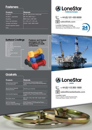 LoneStar Fasteners Europe | PDF