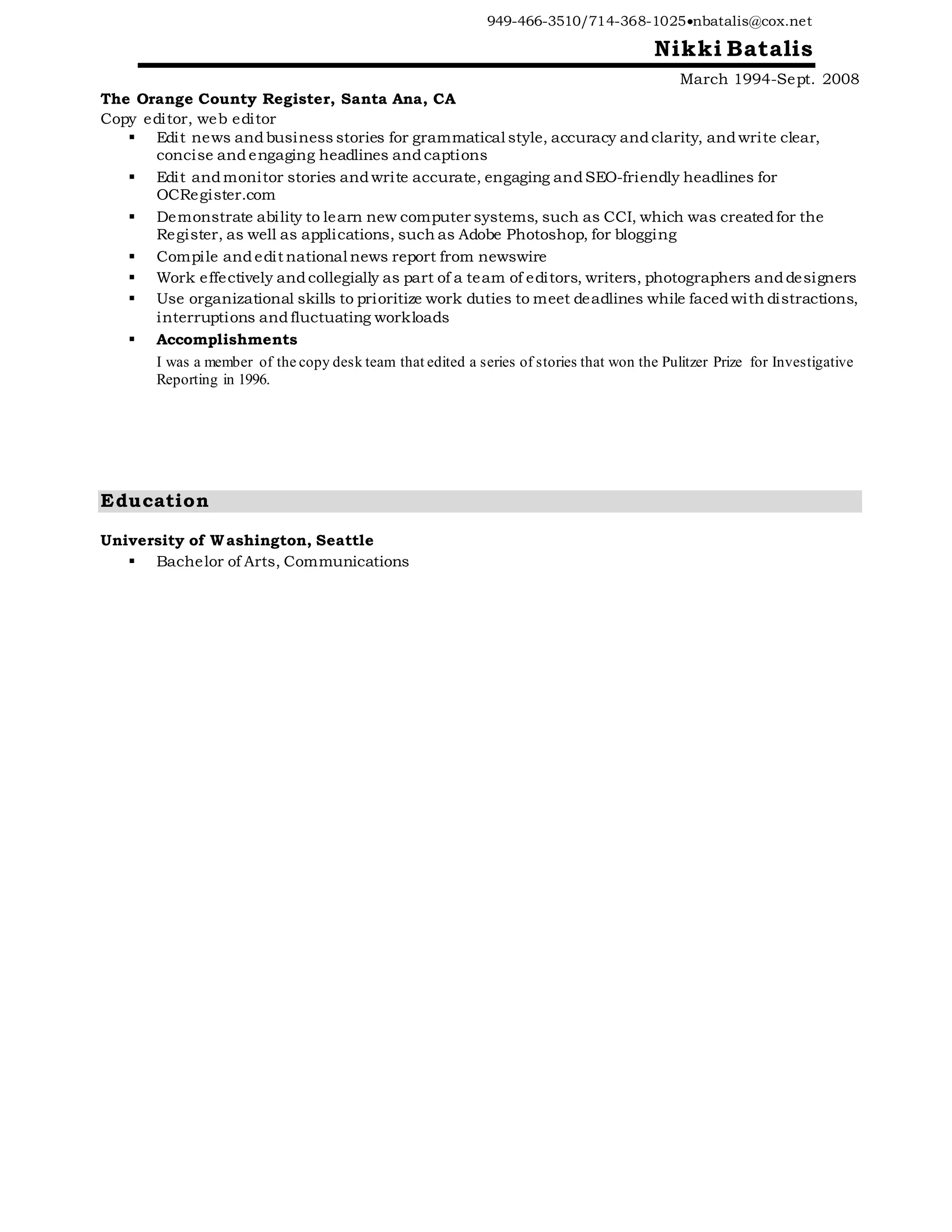 nikkireviseresume2 | DOCX