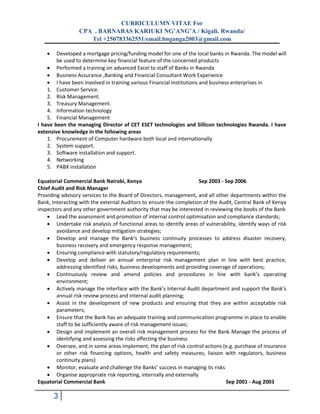 Barnabas Kariuki Nganga Resume (2) | PDF