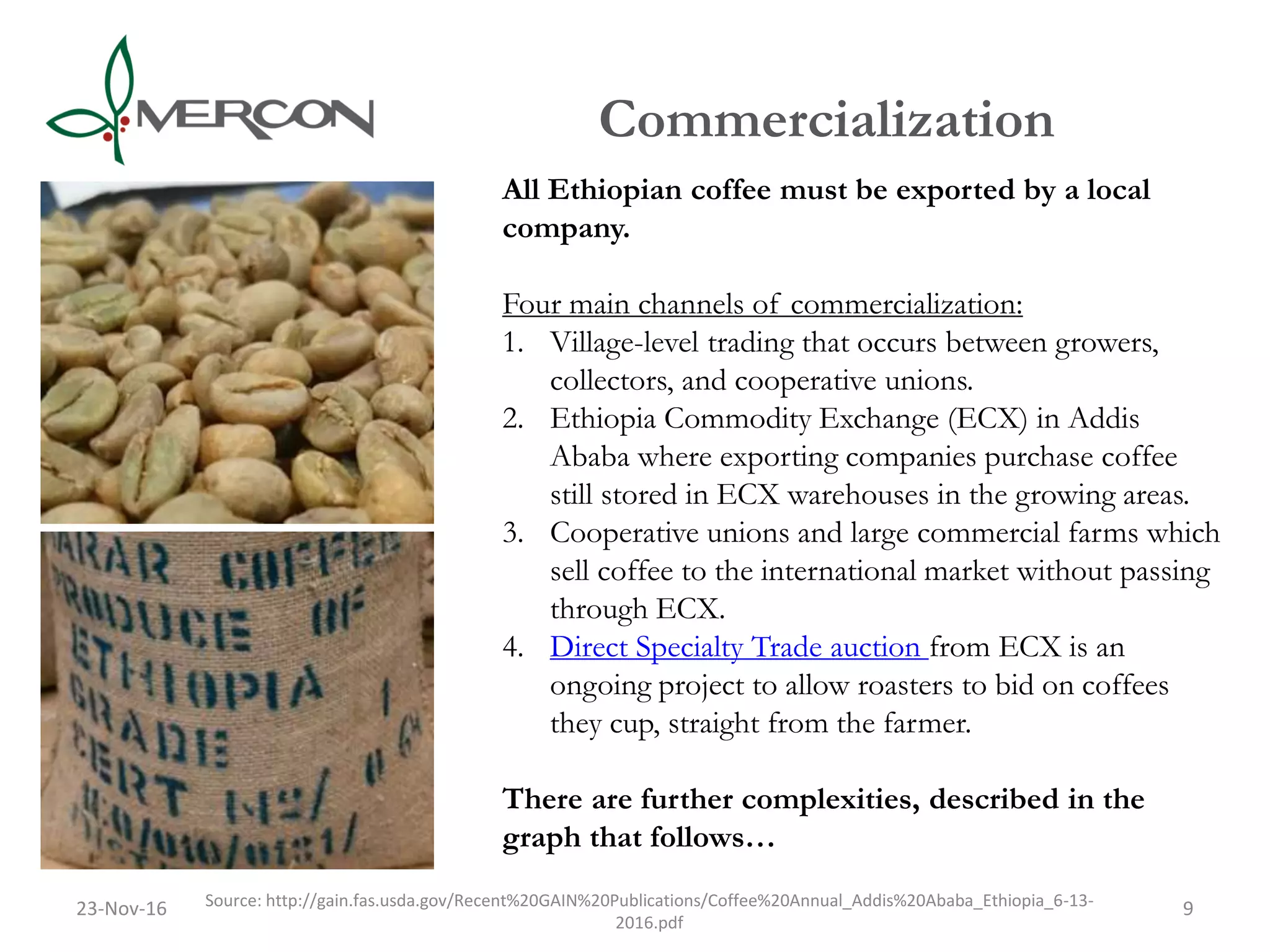 Ethiopia Coffee Presentation_Mercon | PPTX