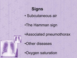 Pneumomediastinum | PPSX