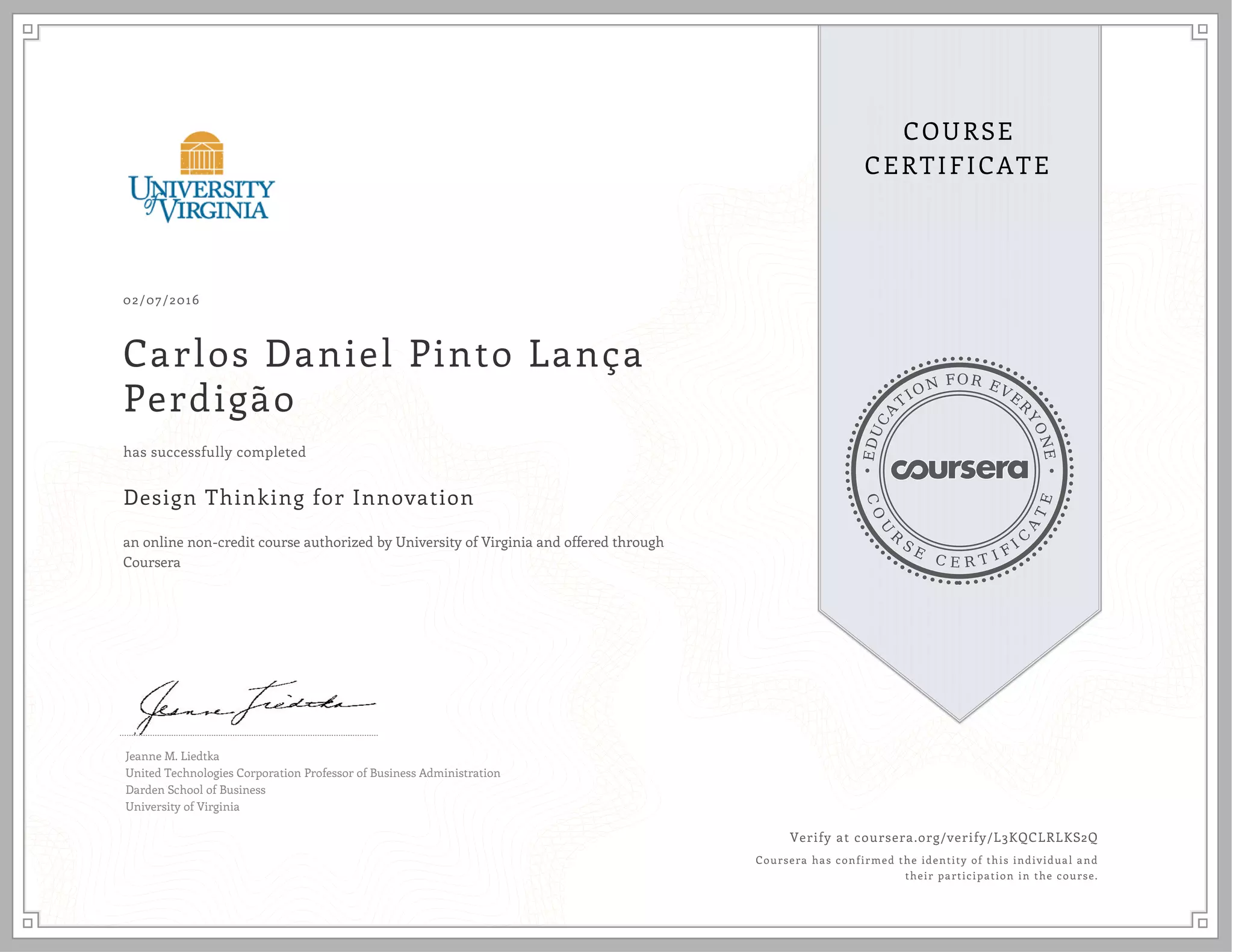 Coursera Design Thinking L3KQCLRLKS2Q | PDF