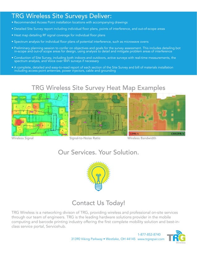 TRG Wireless Site Survey | PDF