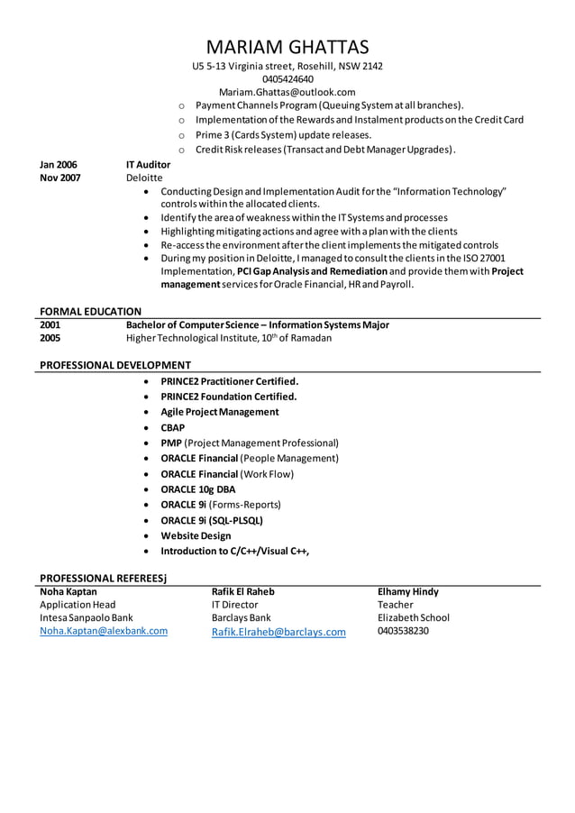Mariam Ghattas Resume | DOCX