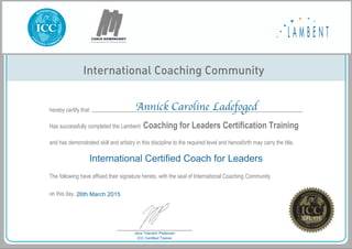 executive coach ICC | PDF