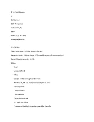 Bryan Scott Lawson | DOCX