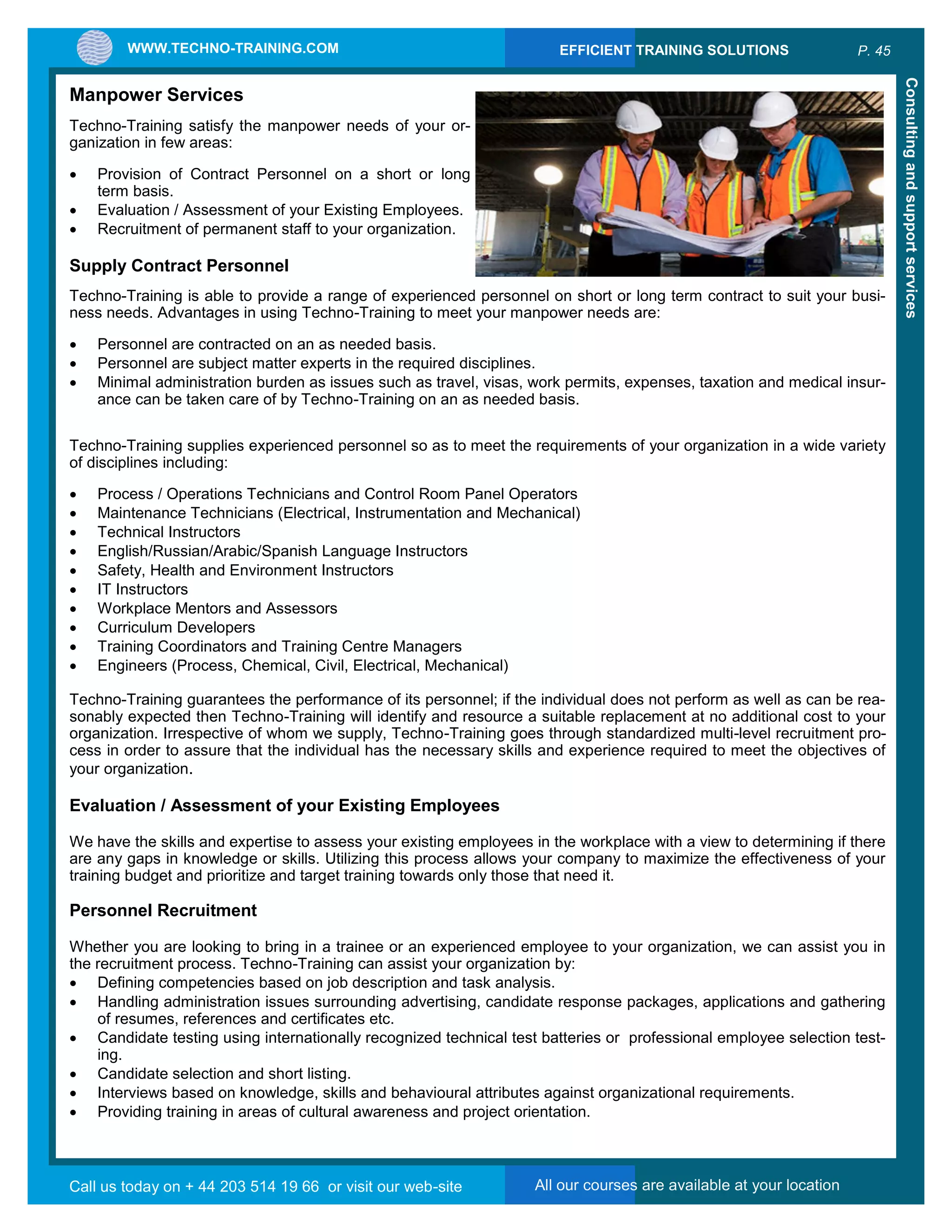 TechnoTraining-Catalogue 2016-EngFinal | PDF