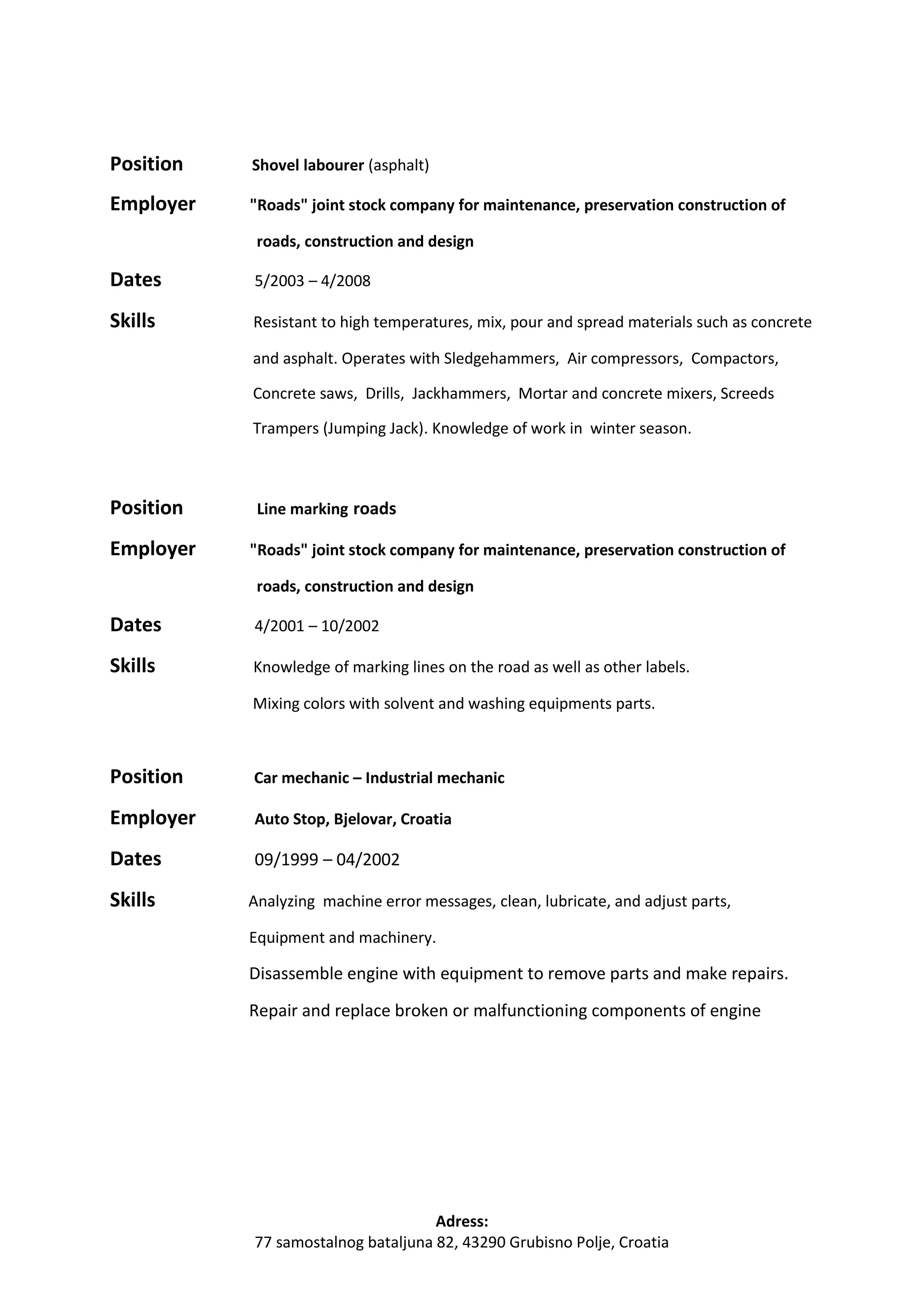 RESUME | PDF