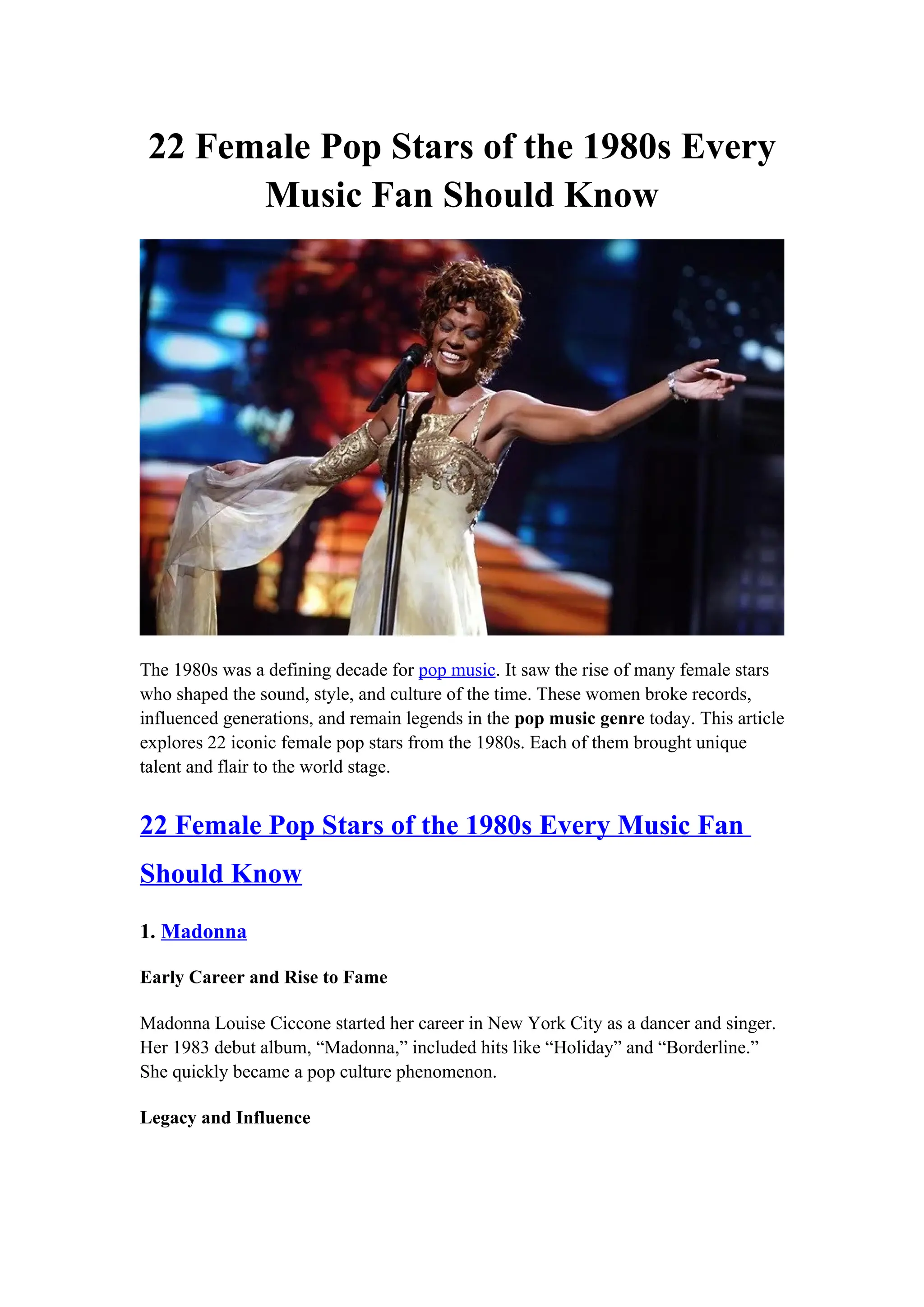 22 Female Pop Stars of the 1980s Every Music Fan Should Know.docx