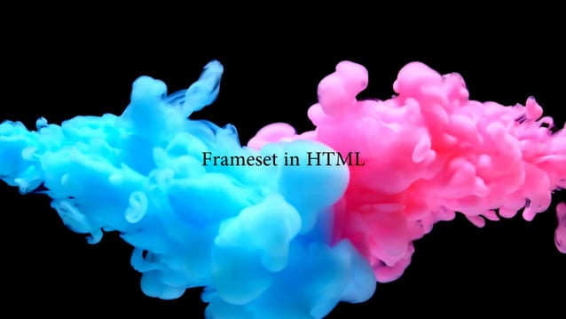 22 frameset | PPTX | Web Design and HTML | Internet