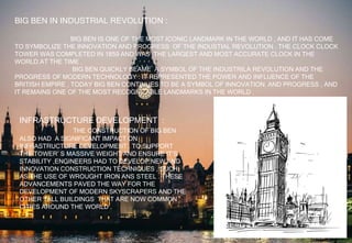 Industrial revolution big ben | PPTX