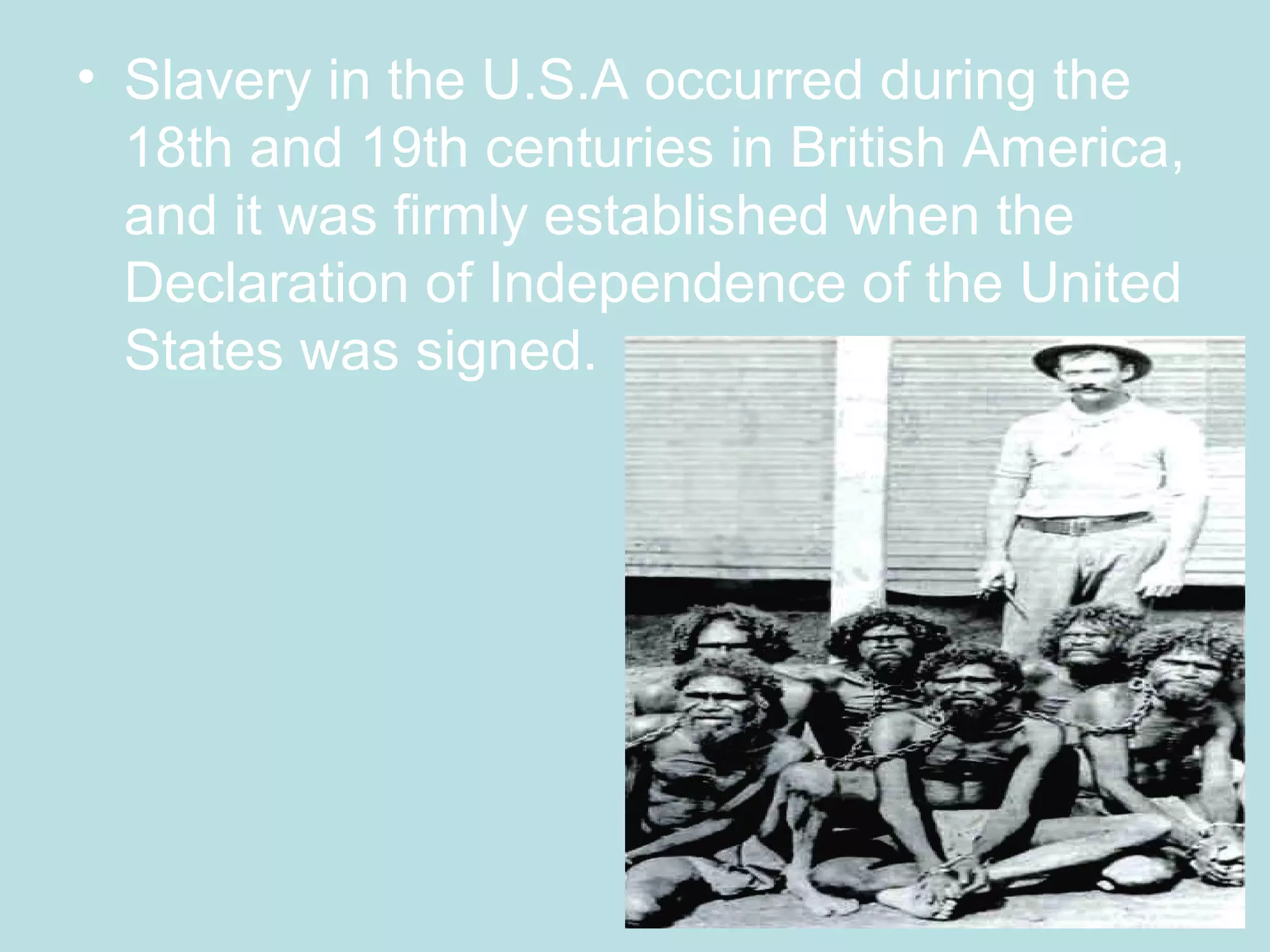 History of slavery in the USA | PPT