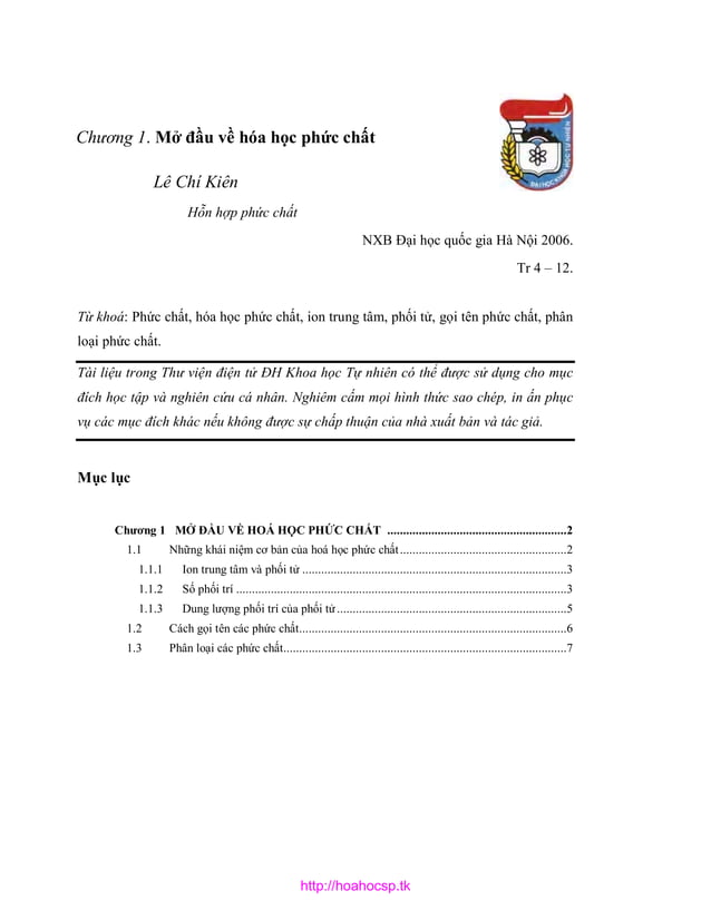 22 hoa hoc phuc chat | PDF