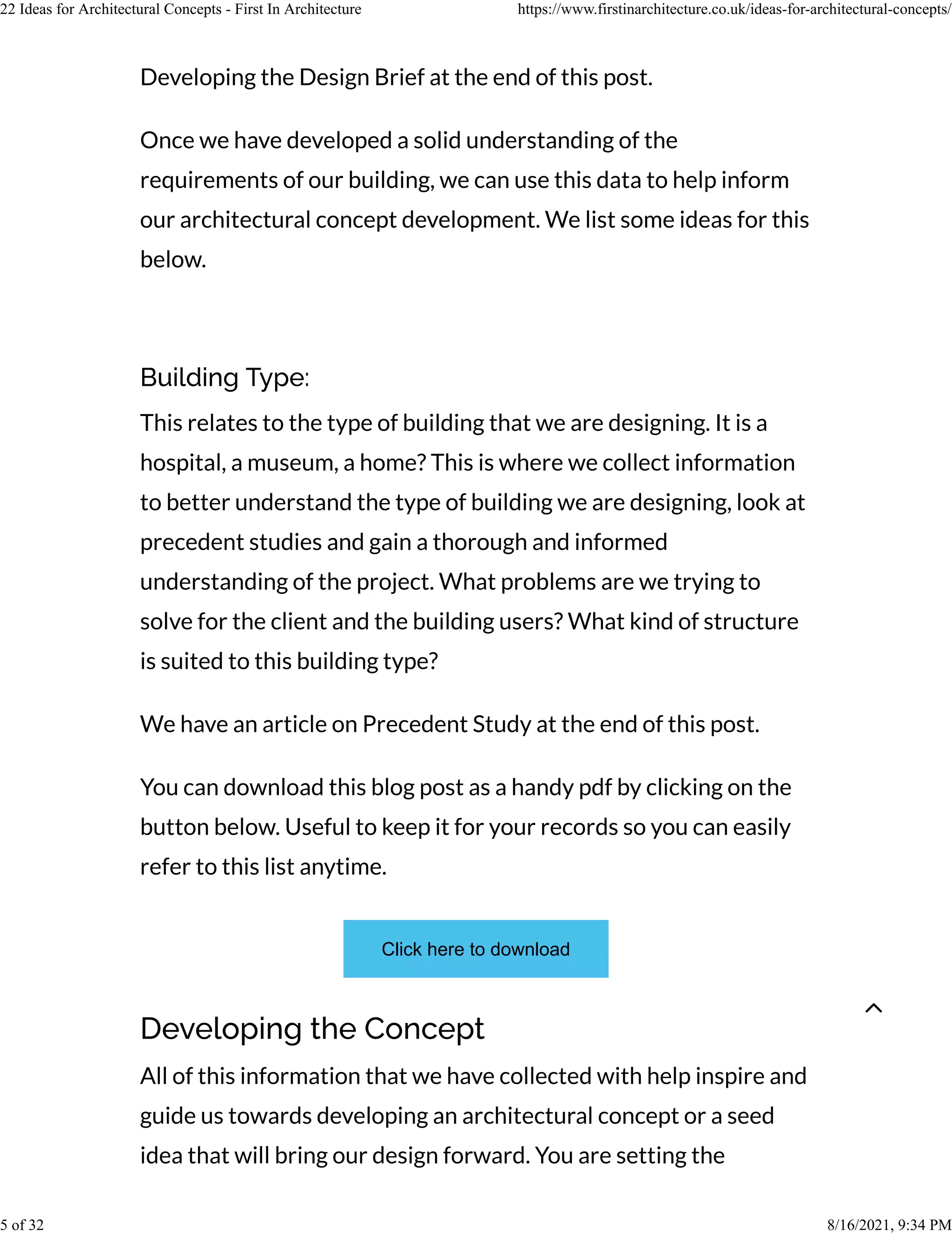 22 Ideas for Architectural Concepts - First In Architecture.pdf