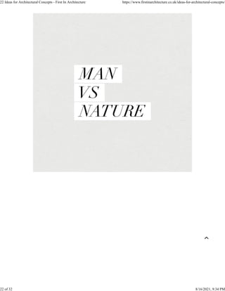 22 Ideas for Architectural Concepts - First In Architecture.pdf