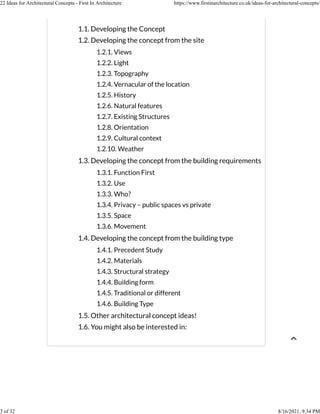 22 Ideas for Architectural Concepts - First In Architecture.pdf
