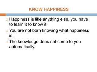 Increase your happiness to improve your mental health | PPT