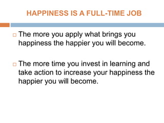 Increase your happiness to improve your mental health | PPT