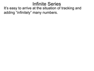 22 infinite series send-x | PPTX