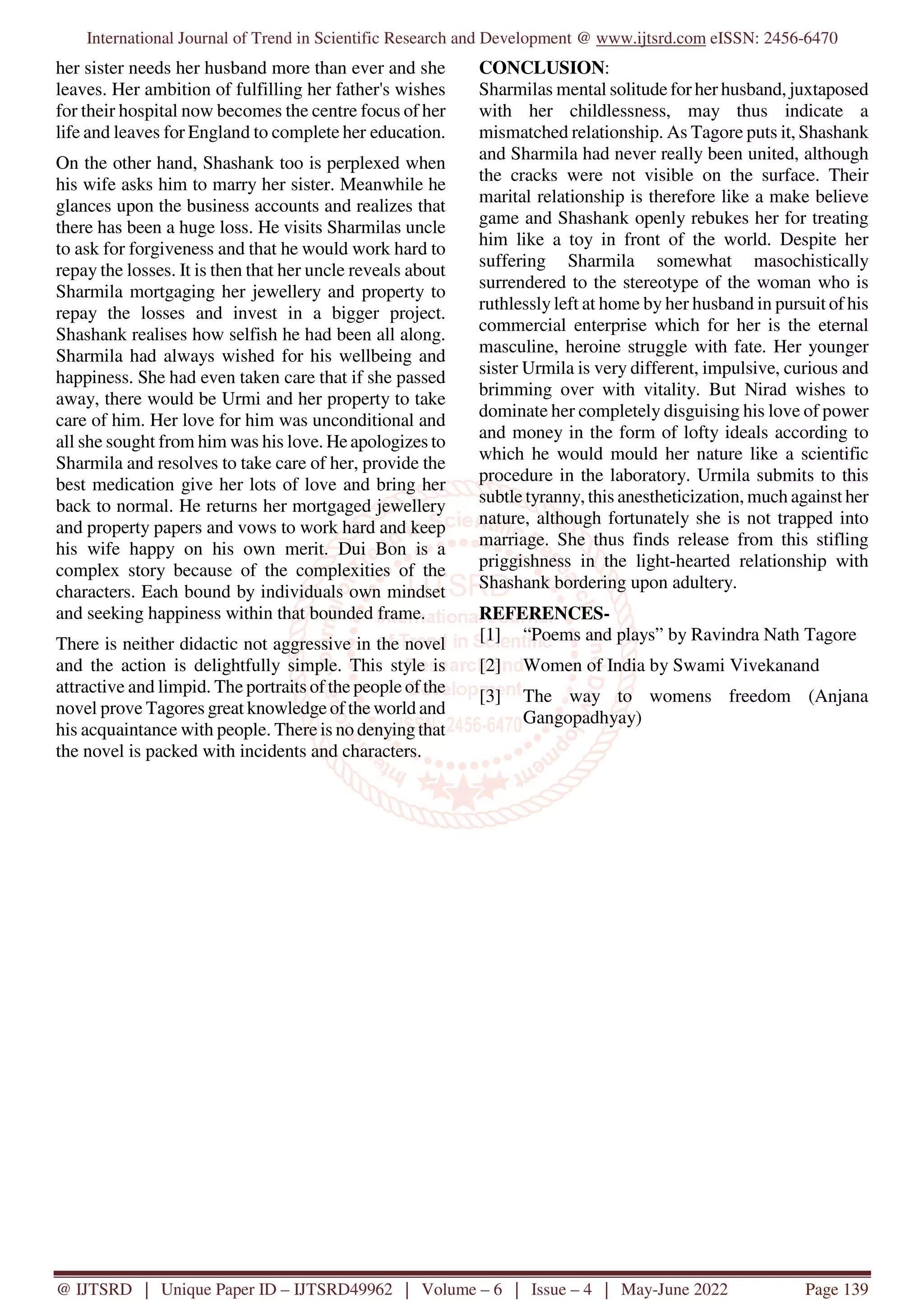 Internal Dilemma of Two Sisters Dui Bon | PDF