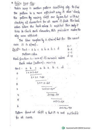 design and analysis of algorithm unit 5 data | PDF