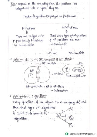 design and analysis of algorithm unit 5 data | PDF