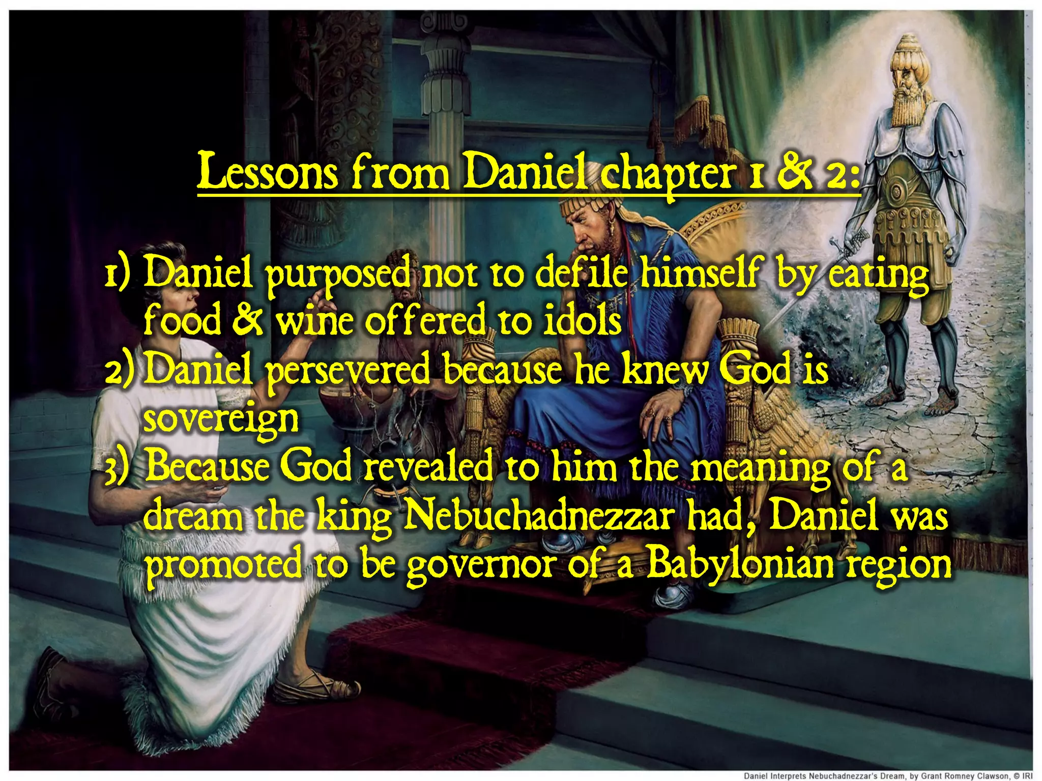 22 Jun 2014: "Bow or Burn" (Daniel 3) | PDF
